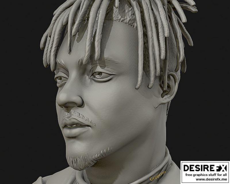Desire FX 3d models | Juice wrld 3D sculpture Ready to 3D print 3D ...