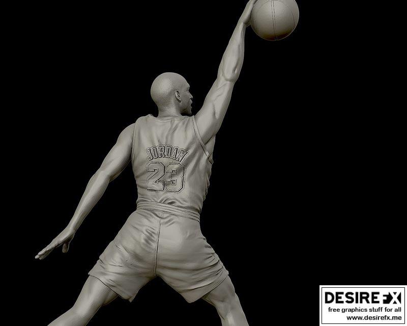 Desire FX 3d models | Michael Jordan Dunk Sculpture 3D print model