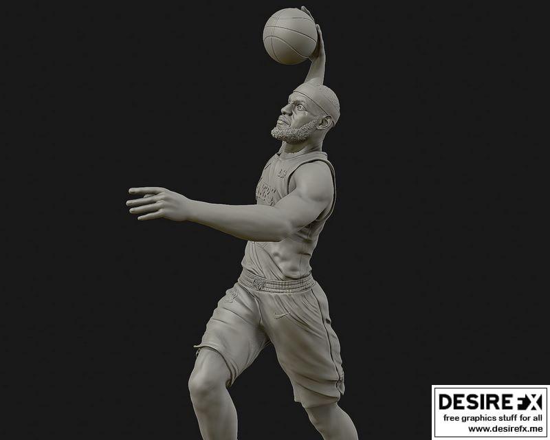 Desire FX 3d models | LeBron James 3D Dunk Model for 3D printing 3D ...