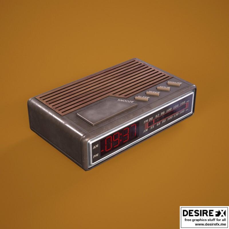 Desire FX 3d models | 90s Alarm Clock