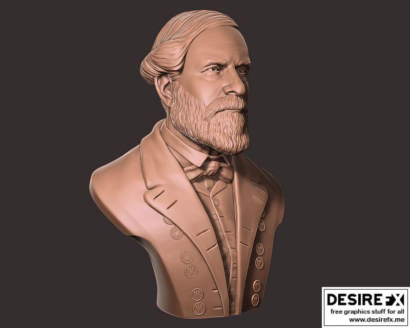 Desire FX 3d models | General Robert E Lee General of the Army of the ...