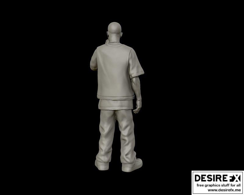 Desire FX 3d models | DMX American rapper and actor full-body sculpture ...