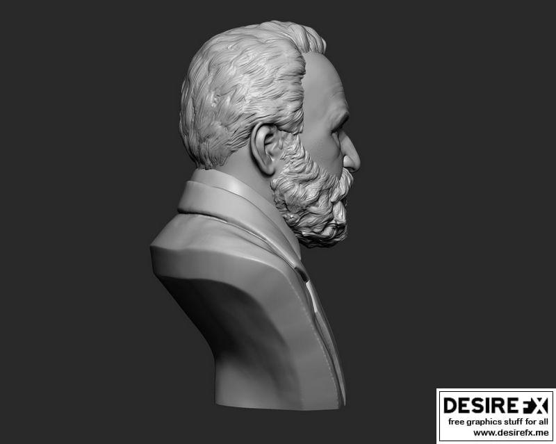 Desire FX 3d models | Victor Hugo French writer 3D model 3D print model