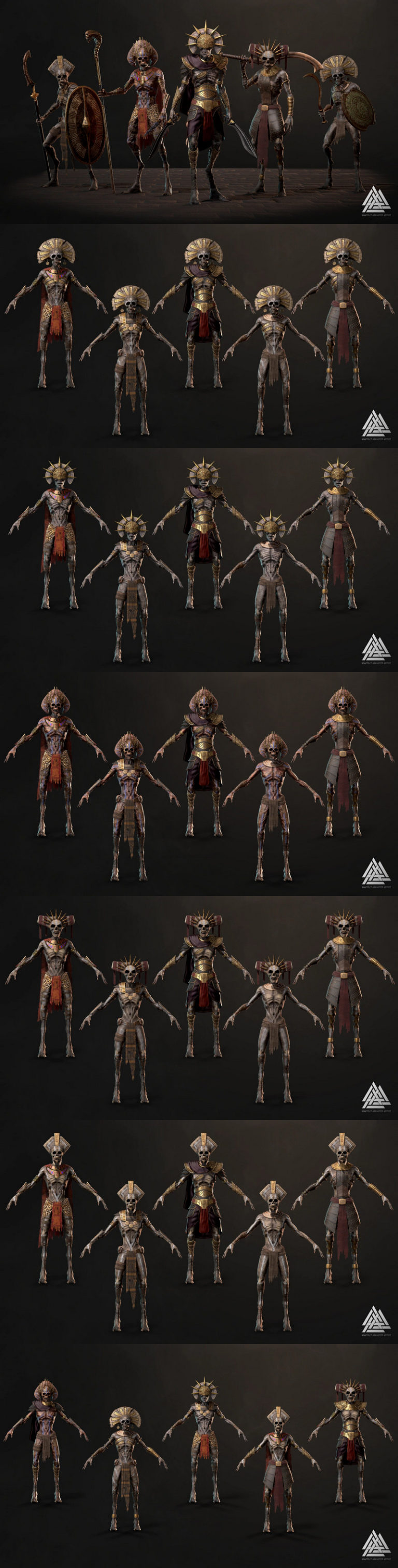 Desire FX 3d models | Ancient Undead Pack