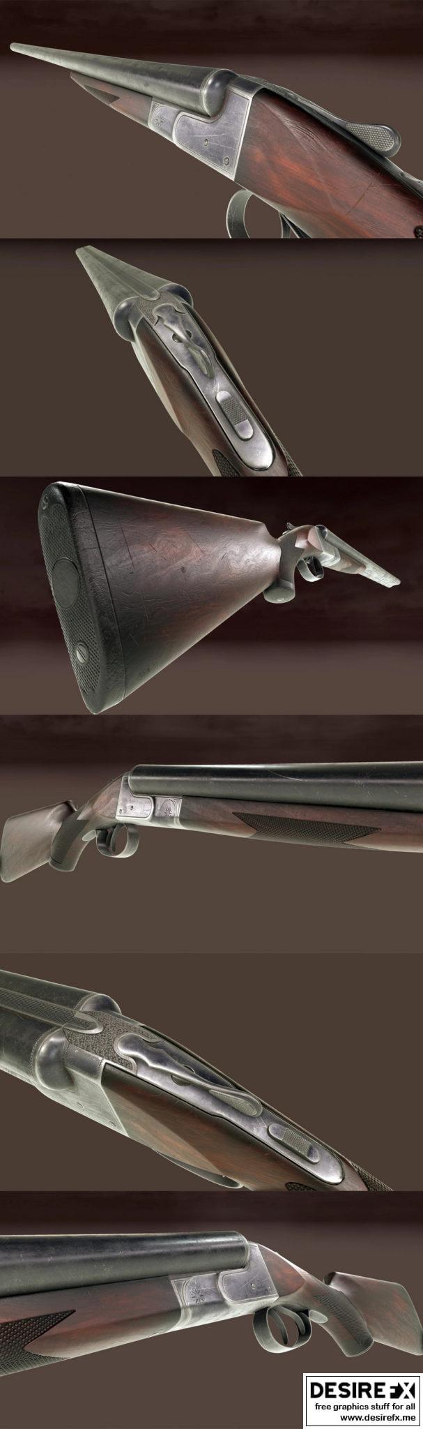 Desire FX 3d models | Animated Double Barrel Shotgun