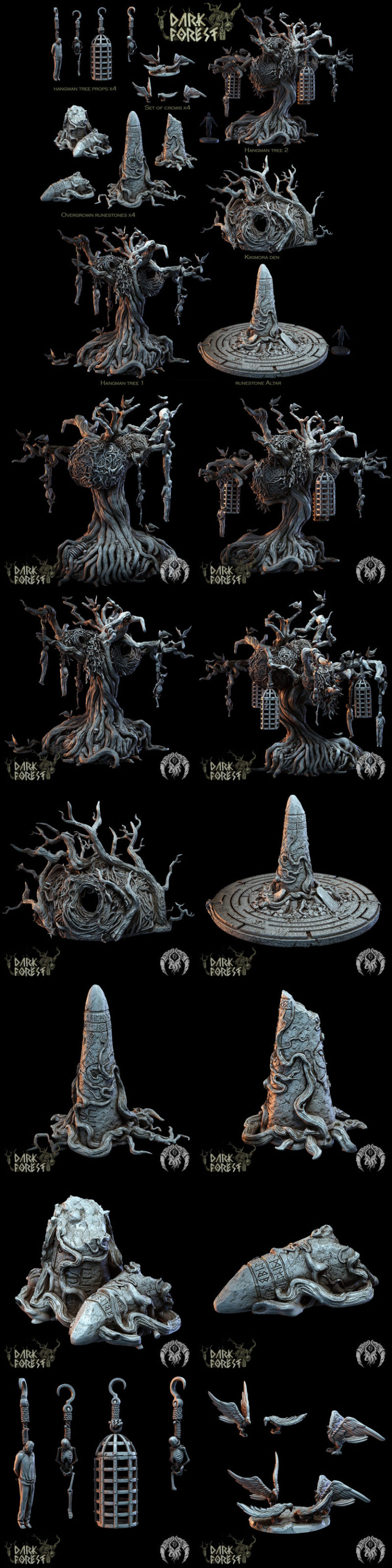Desire FX 3d models | Bestiarum Miniatures – The Dark Forest – Terrain ...