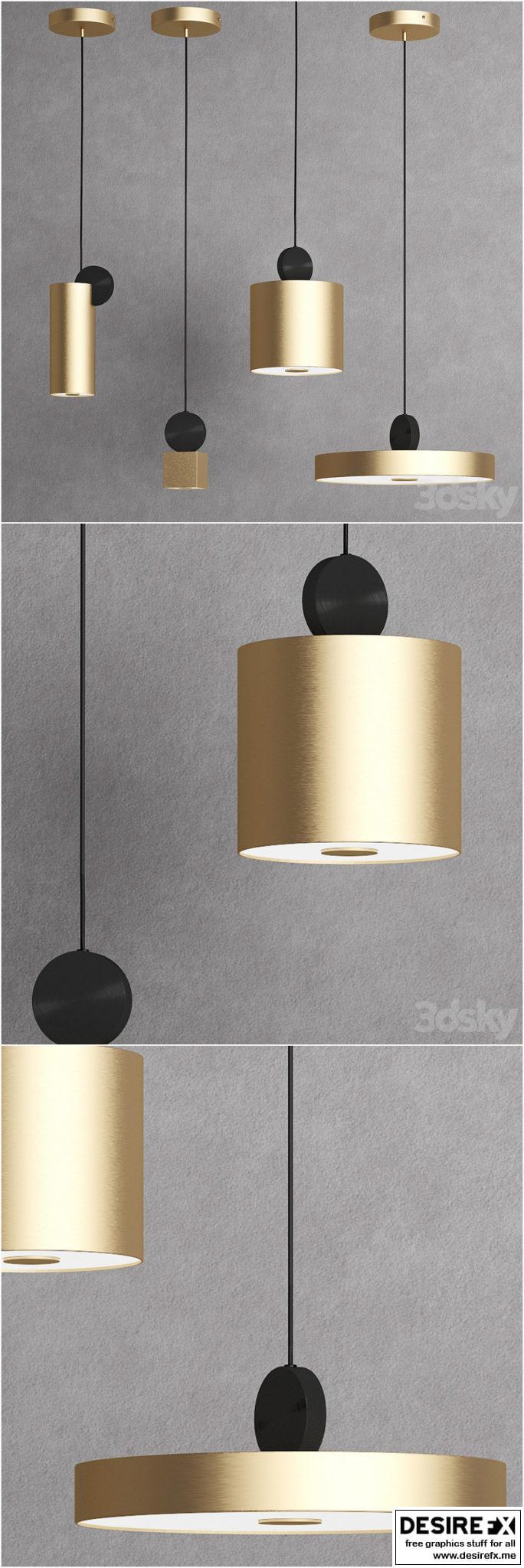 Desire FX 3d models | CALÉ pendant lamp by CVL – 3D Model