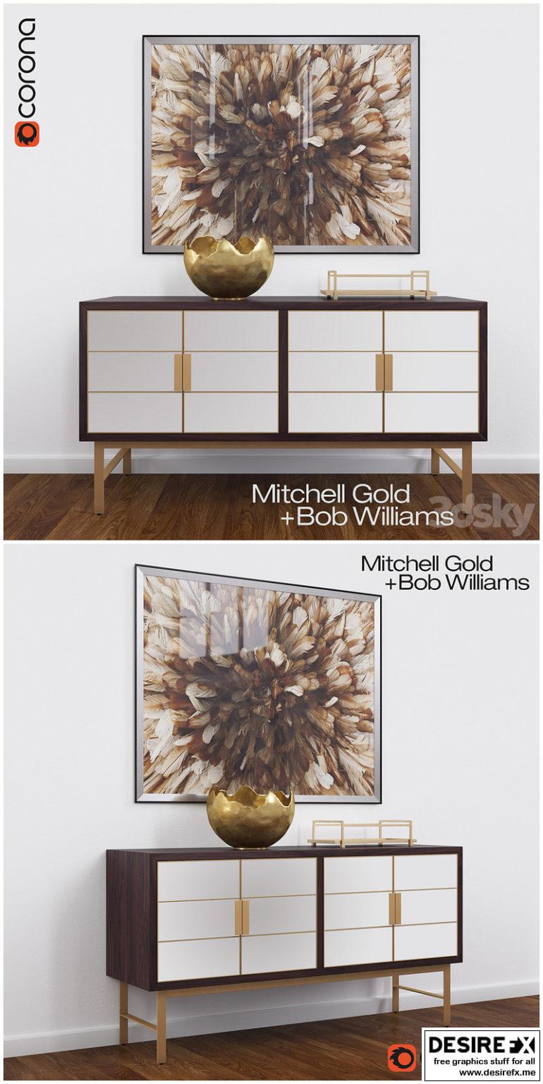 Desire FX 3d models | DELANEY BUFFET by Mitchell Gold and Bob Williams ...