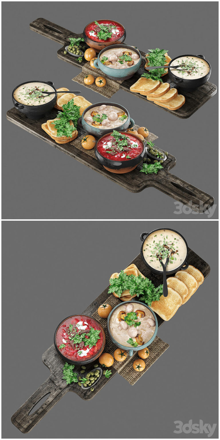 Desire FX 3d models | Food, soup – 3D Model