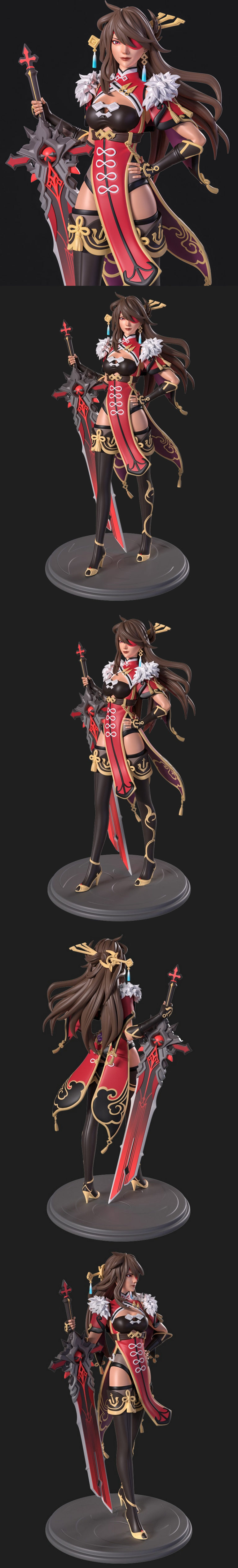 Desire FX 3d models | Genshin Impact – Beidou Figure – 3D Print Model