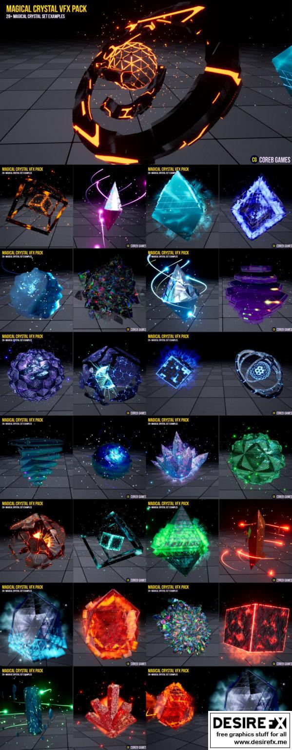 Desire FX 3d models | Magical Crystal VFX Pack