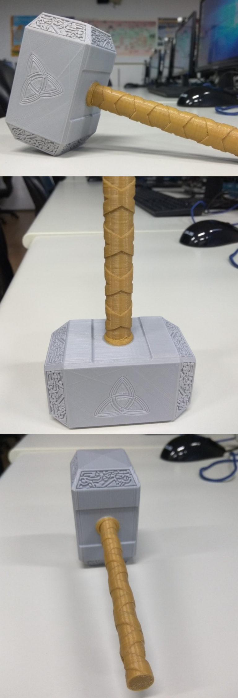 Desire FX 3d models | Mjolnir – Thor Hammer – 3D Print Model