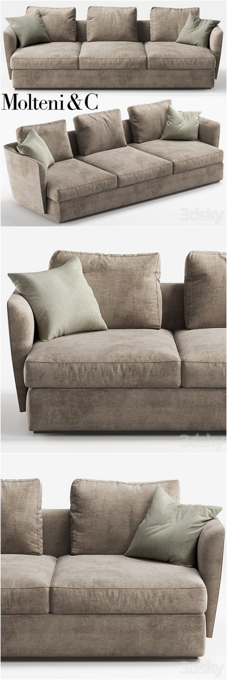 Desire FX 3d models | Molteni&c Sloane – 3D Model