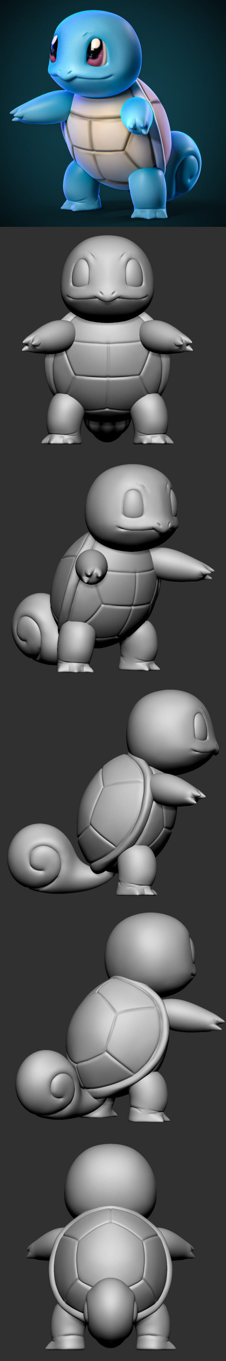 Desire FX 3d models | Pokemon Squirtle – 3D Print Model
