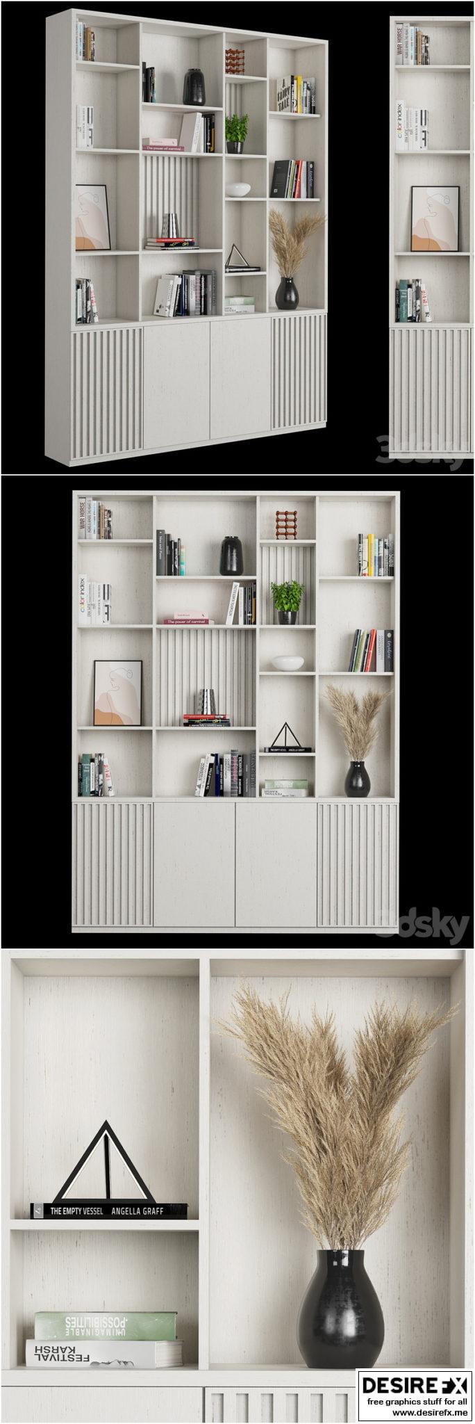 Desire FX 3d models | Rack and Bookcase 09 – 3D Model