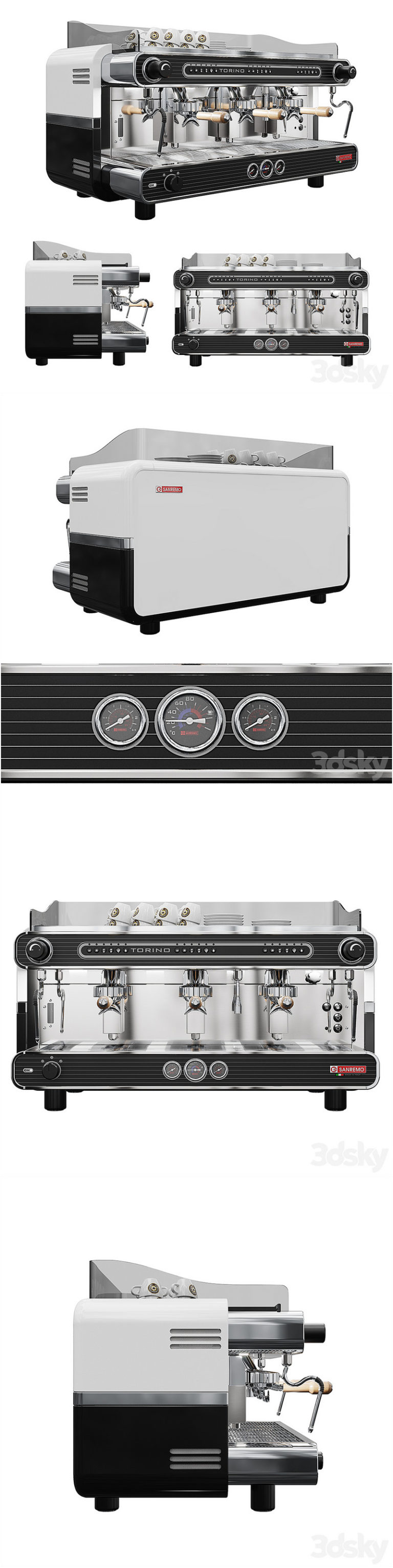 Desire FX 3d models | Sanremo torino coffee machine – 3D Model