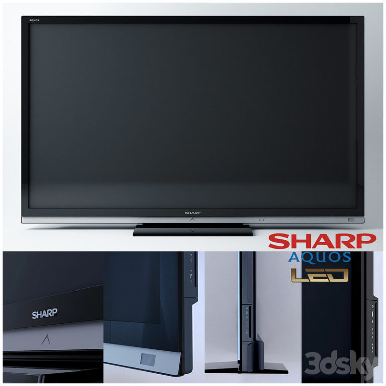 Desire FX 3d models | Sharp LC-70LE741ERU – 3D Model