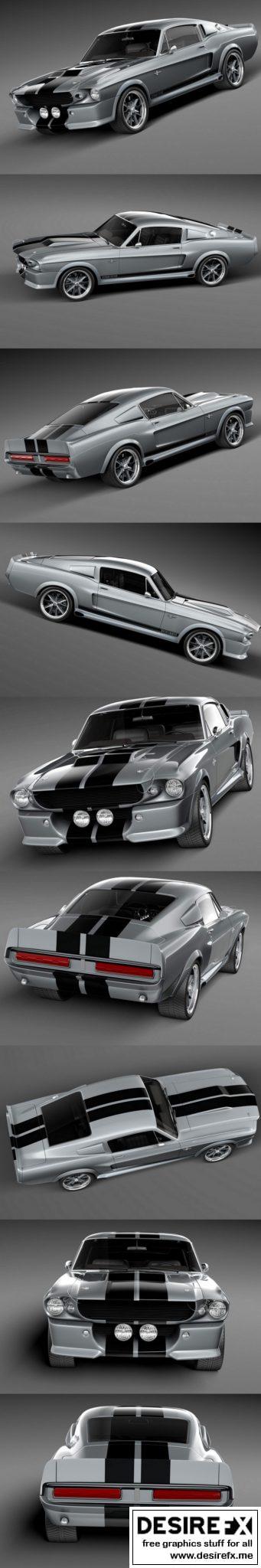 Desire FX 3d models | Shelby GT500 Eleanor 1967