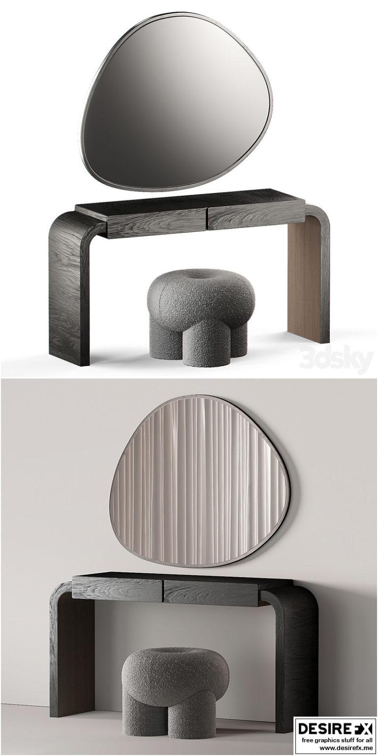 Desire FX 3d models | Table Nebo Pouf Ollie Mirror SPOT M – 3D Model