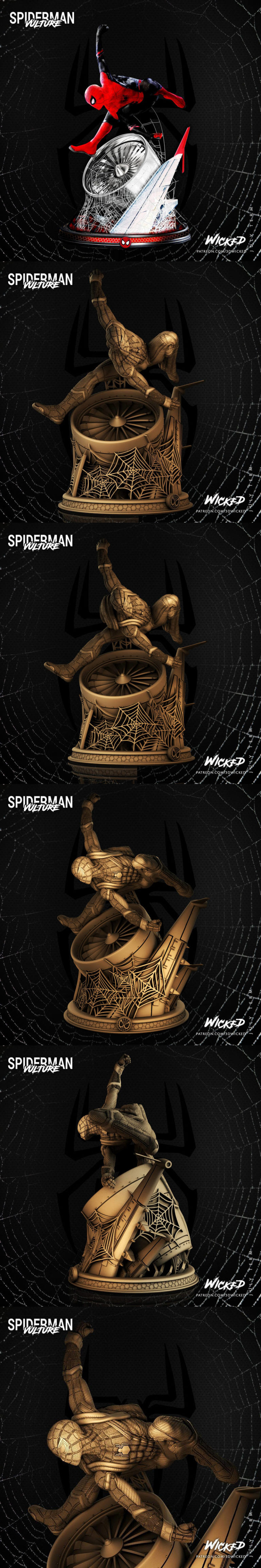 Desire FX 3d models | Wicked – Spider Man – 3D Print Model