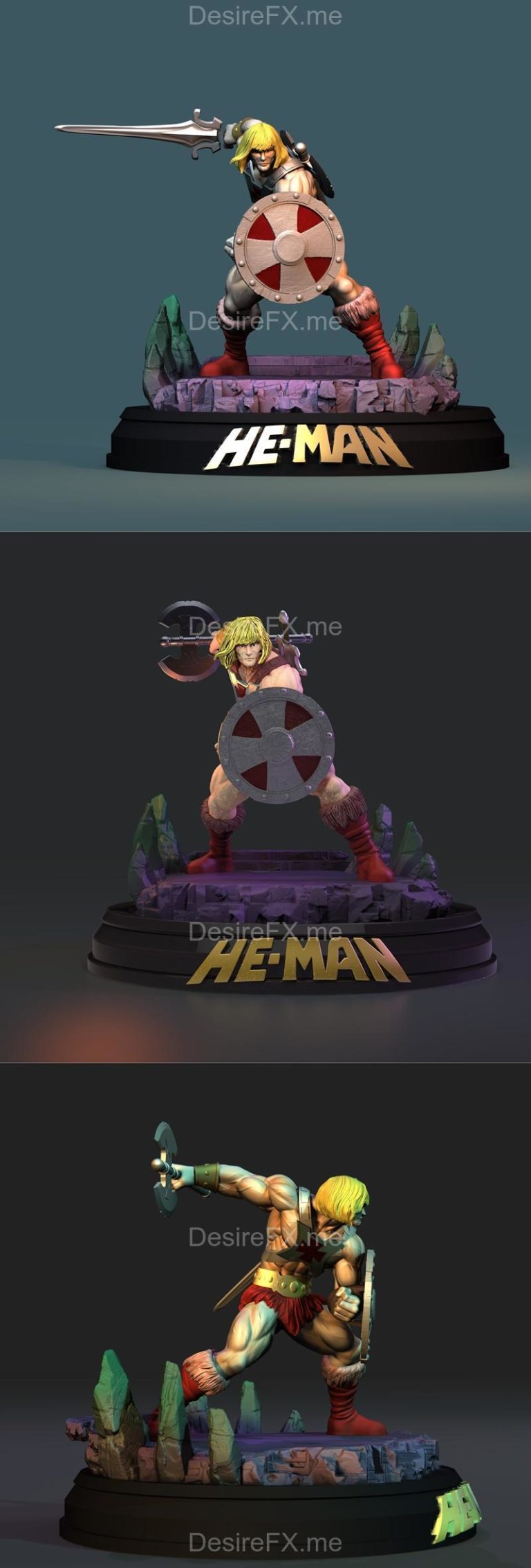 Desire FX 3d models | He-Man from MOTU – 3D Print Model STL