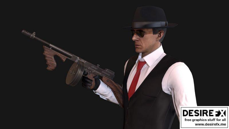 Desire FX 3d models | Mafia Man Low-poly 3D model