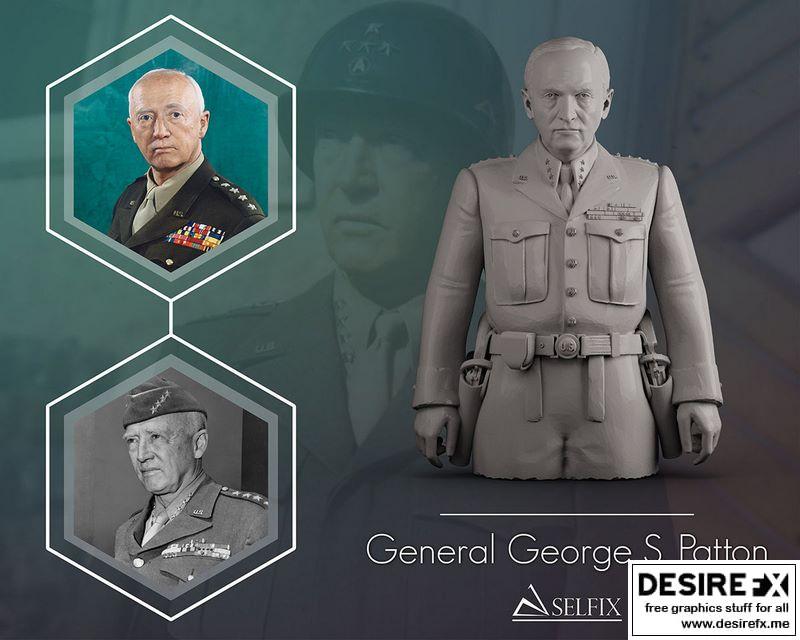 Desire FX 3d models | General George S Patton American military leader ...