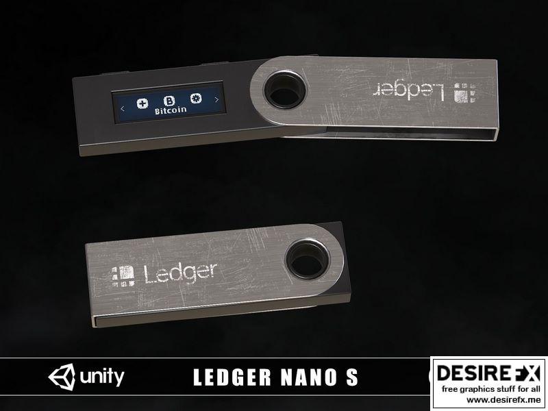 Desire FX 3d models | Ledger Nano S flash drive Low-poly 3D model