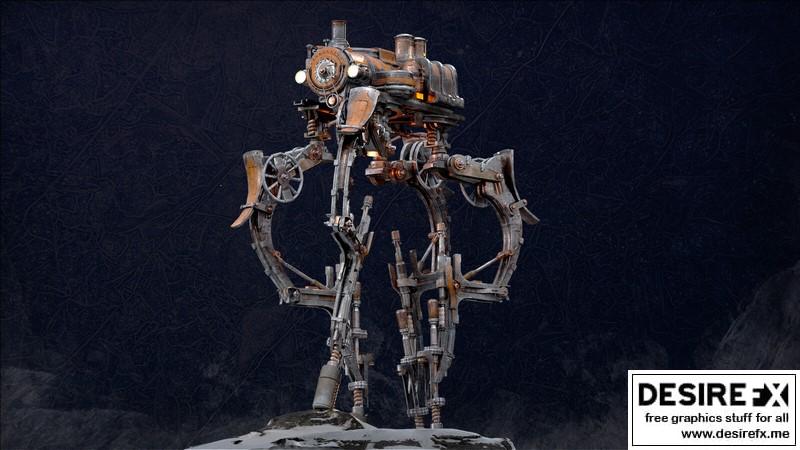 Desire FX 3d models | The Automoton – Frostpunk Fan-art