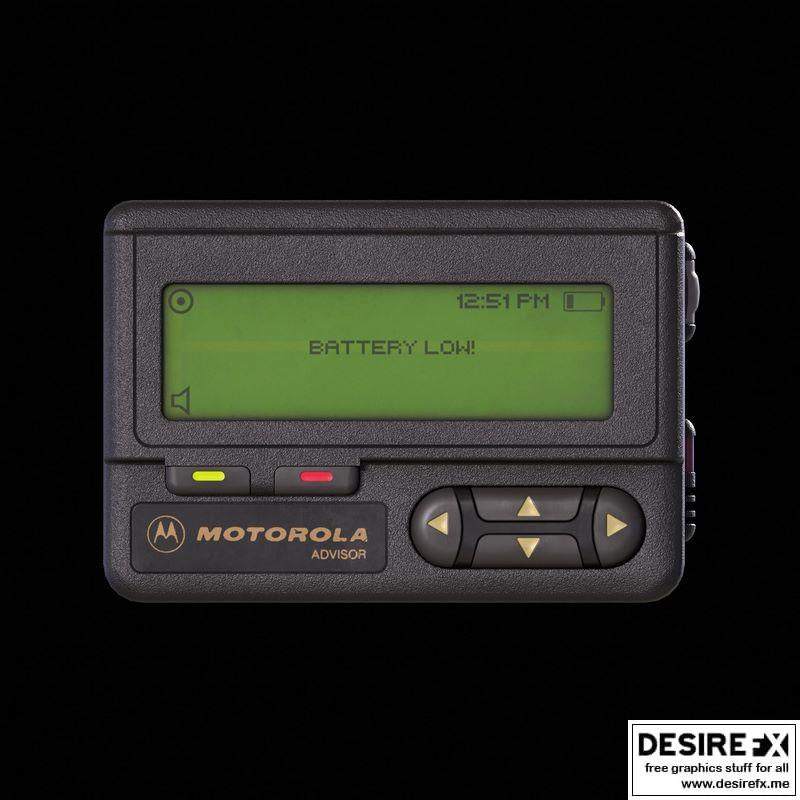 Desire FX 3d models | Pager Low-poly 3D model