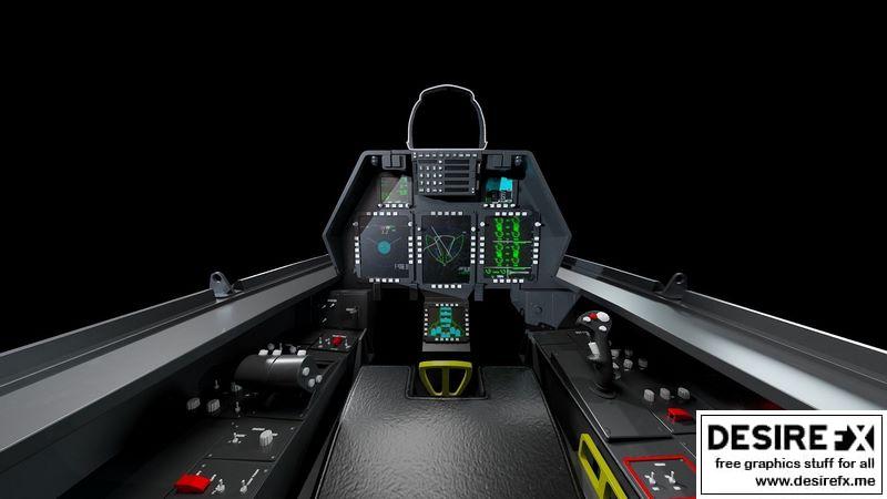 Desire FX 3d models | F-22 COCKPIT 3D model