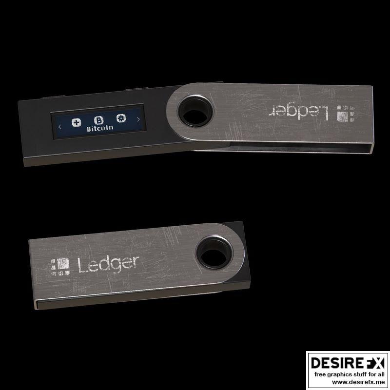 Desire FX 3d models | Ledger Nano S flash drive Low-poly 3D model