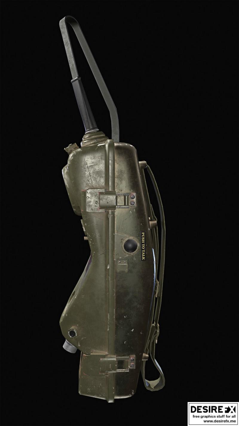 Desire FX 3d models | ANPRC-6 RADIO
