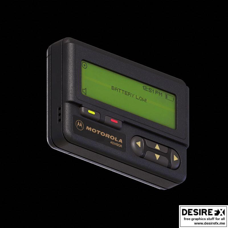 Desire FX 3d models | Pager Low-poly 3D model