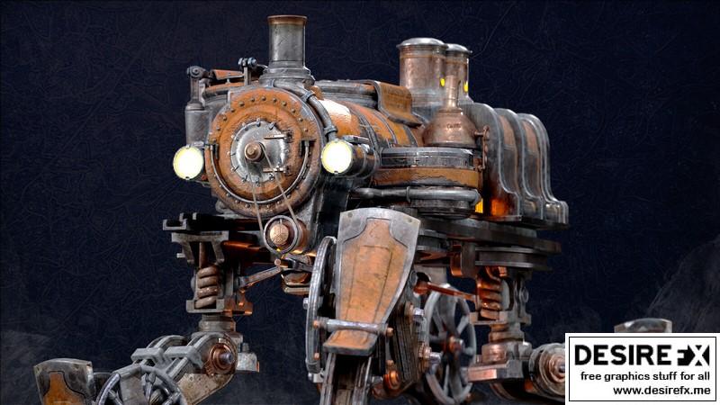 Desire FX 3d models | The Automoton – Frostpunk Fan-art