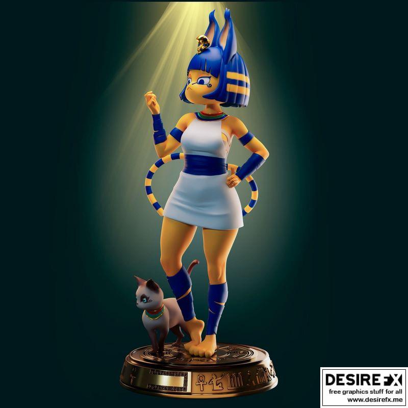 Desire FX 3d models | Ankha Animal Crossing 3D print model
