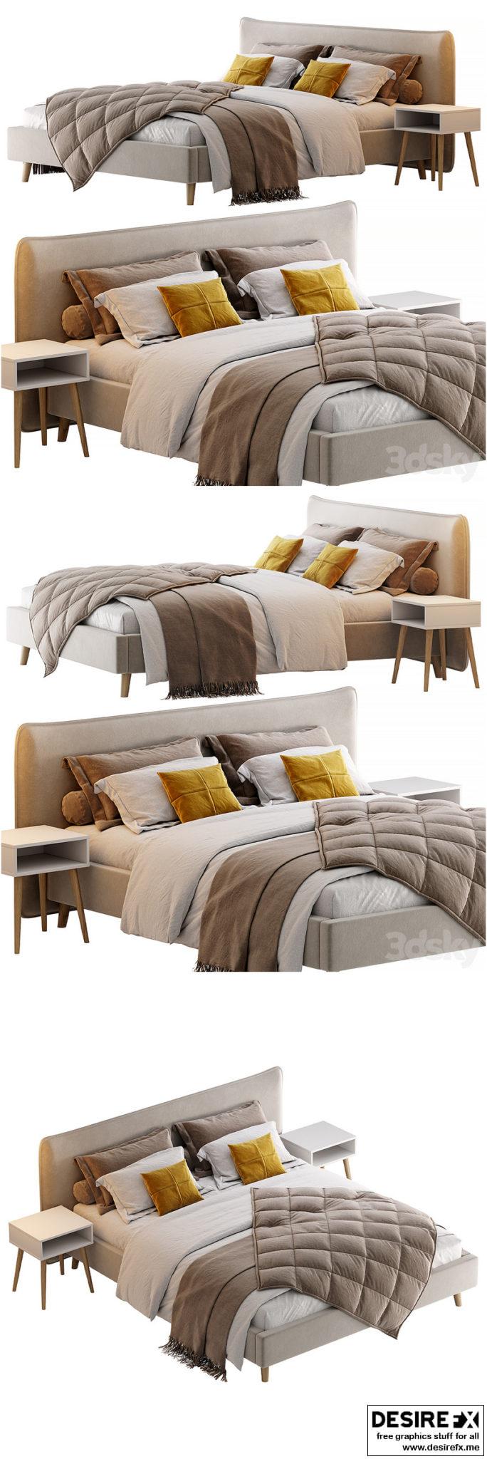 Desire FX 3d models | Bed Chievo 180 from divan – 3D Model