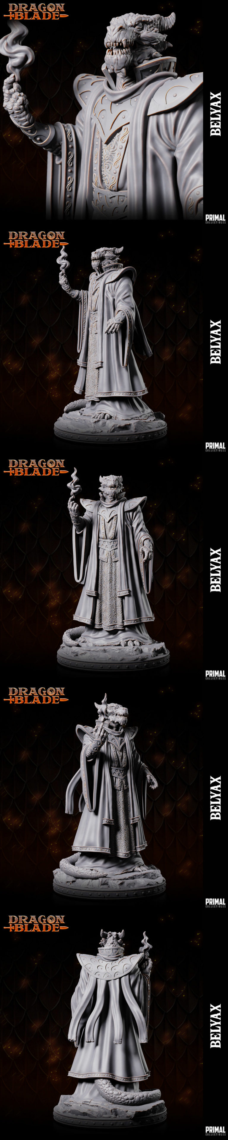 Desire FX 3d models | Belyax – Draconian Wizard – 3D Print Model