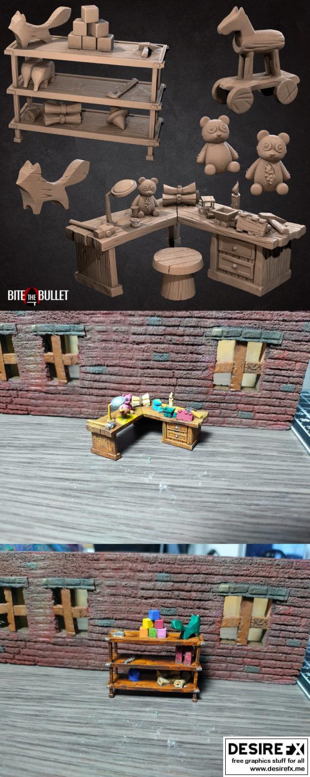 Desire FX 3d models | Bite the Bullet – Assets Pack Scenery – 3D Print ...