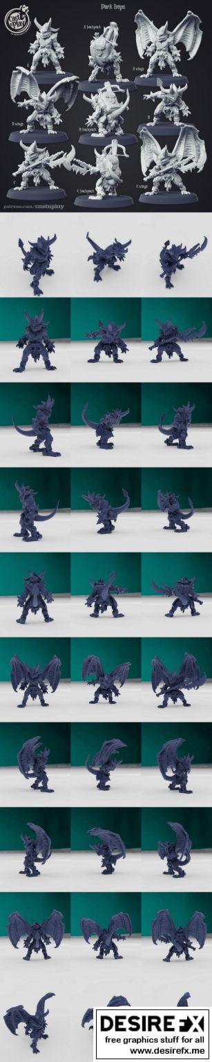 Desire FX 3d models | Cast n Play – Dark Imps – 3D Print Model