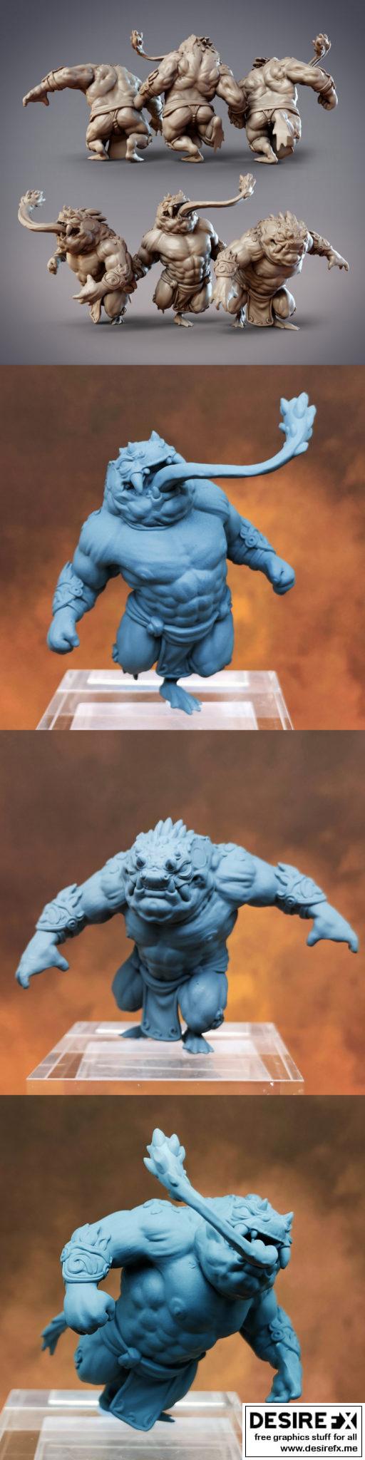 Desire FX 3d models | CobraMode – Toad Ogre Thugs – Desert Hikiga – 3D ...