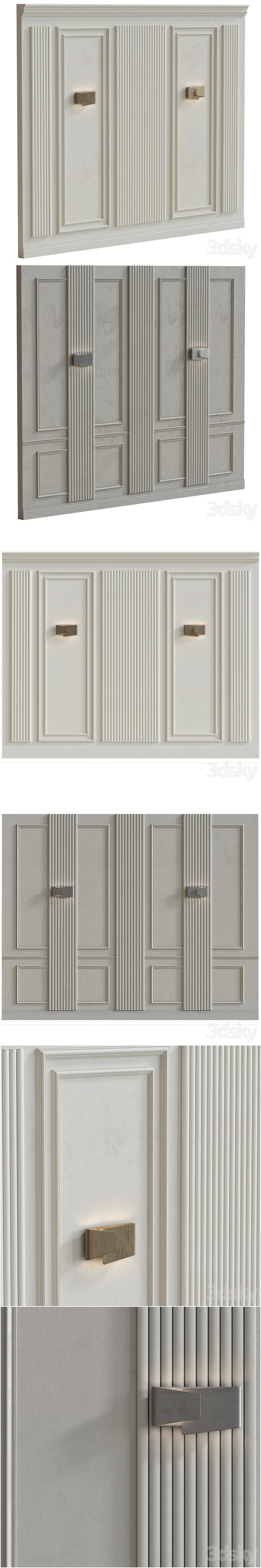 Desire FX 3d models | Decorative plaster with molding #30 – 3D Model