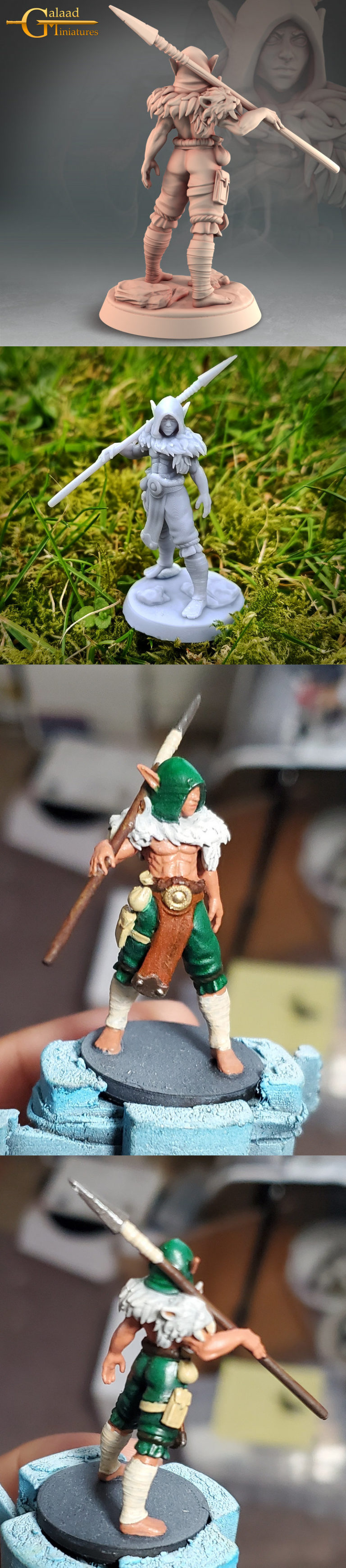 Desire FX 3d models | Galaad Miniatures – Elf Ranger – 3D Print Model