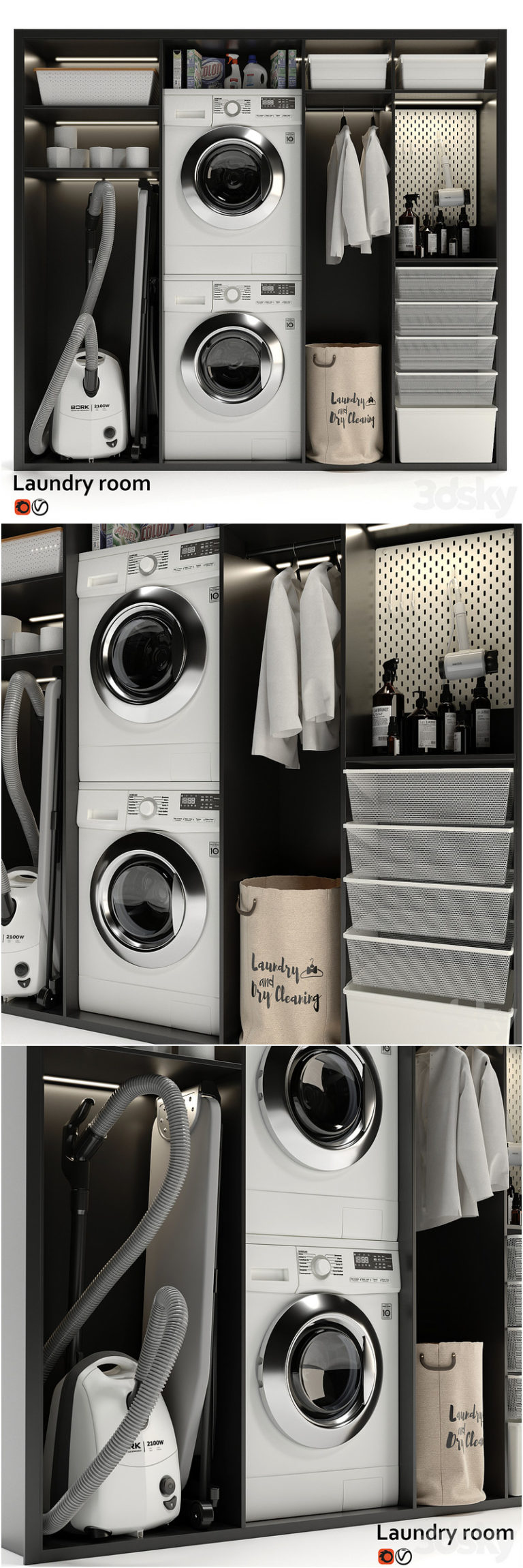 Desire FX 3d models | Laundry room 03 – 3D Model