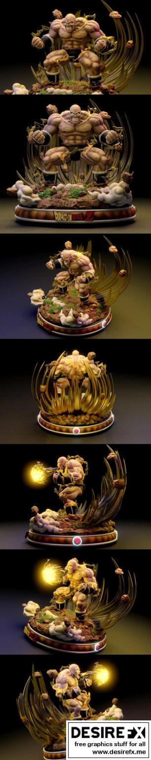 Desire FX 3d models | Nappa – Dragon Ball Z – 3D Print Model