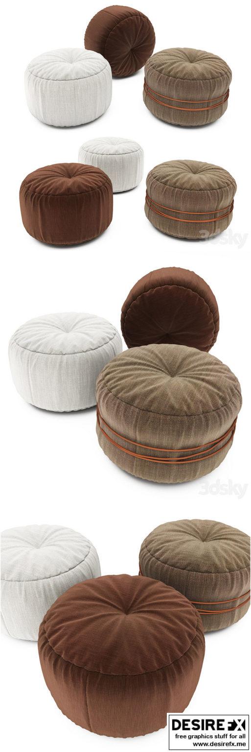 Desire FX 3d models | Pouf collection 08 – 3D Model