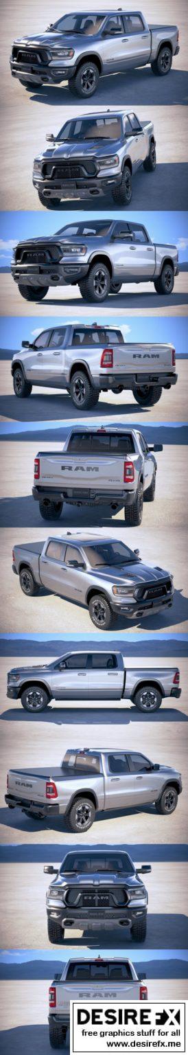 Desire FX 3d models | RAM 1500 Rebel Crew Cab 2019