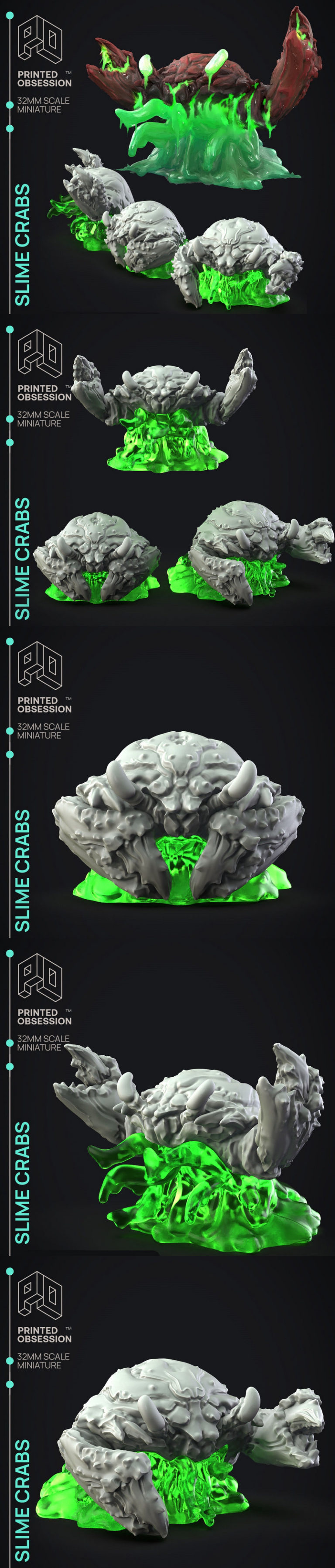 Desire FX 3d models | Slime Crabs – 3D Print Model