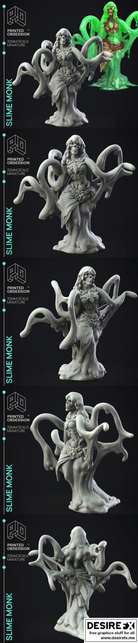 Desire FX 3d models | Slime Monk – 3D Print Model