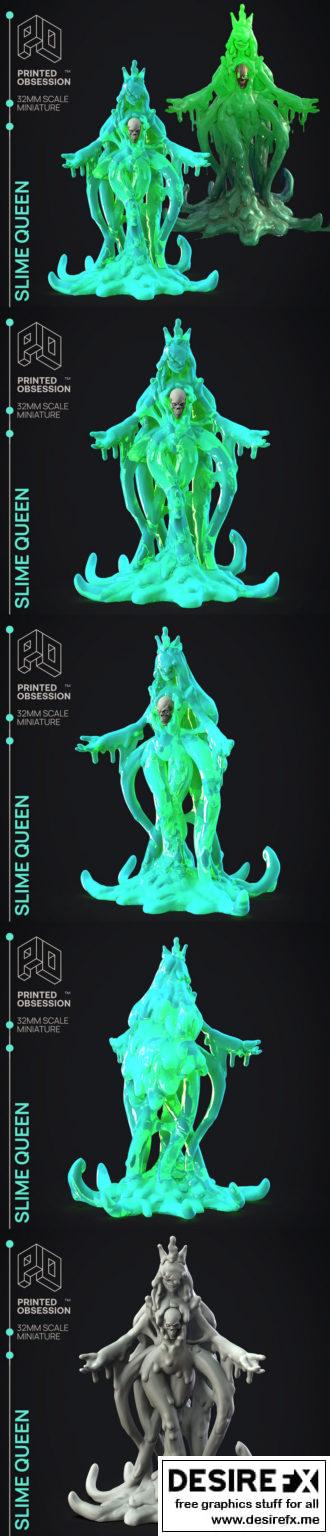 Desire FX 3d models | Slime Queen – 3D Print Model